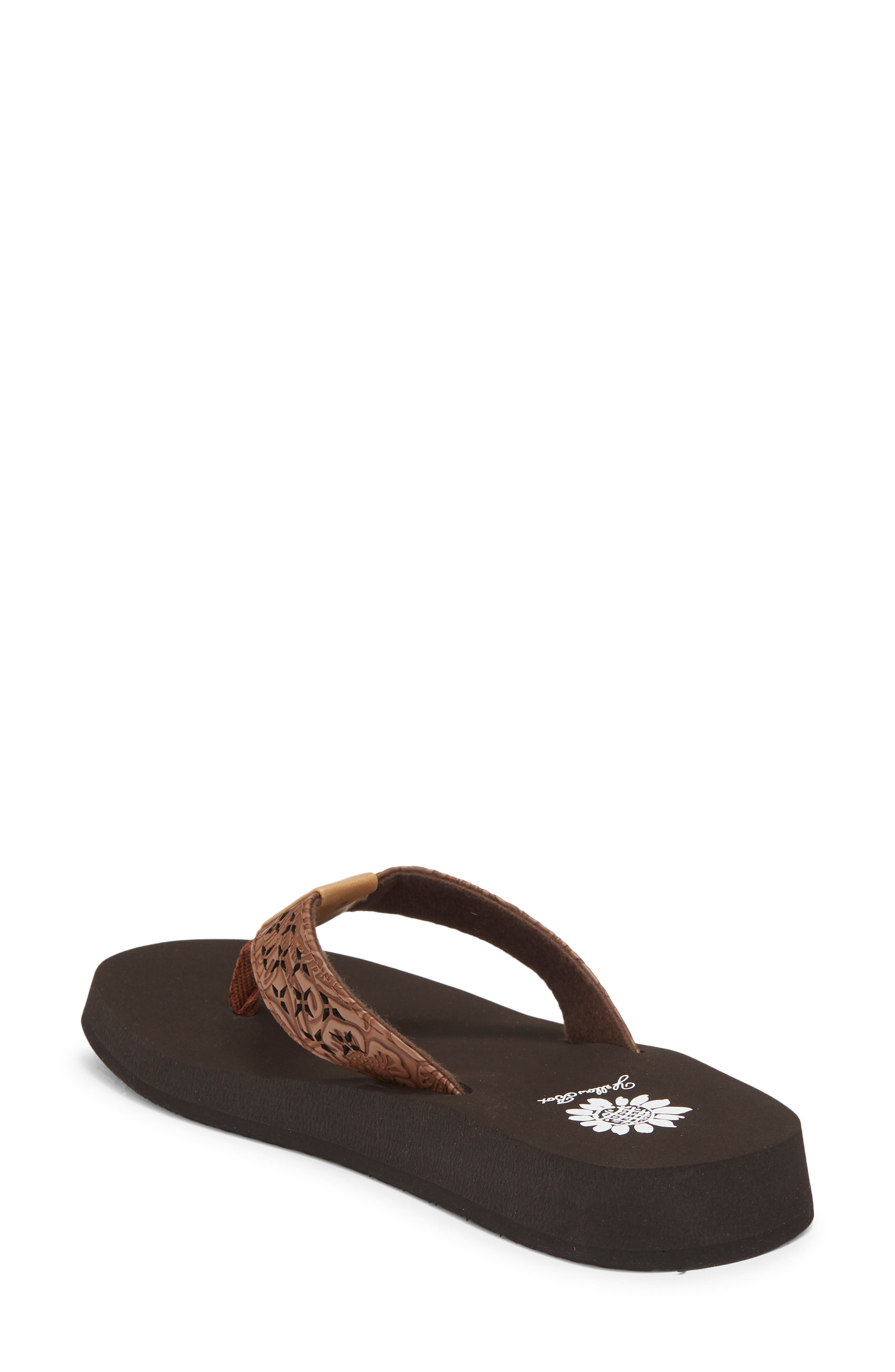 Yellow Box Premium Benji Lasercut Flip Flop (Women) | Nordstromrack