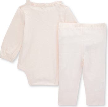 Burt's Bees Baby Organic Cotton Honeycomb Bodysuit & Leggings Set ...