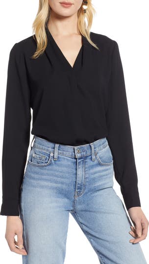 Halogen® Halogen V-Neck Top | Nordstrom