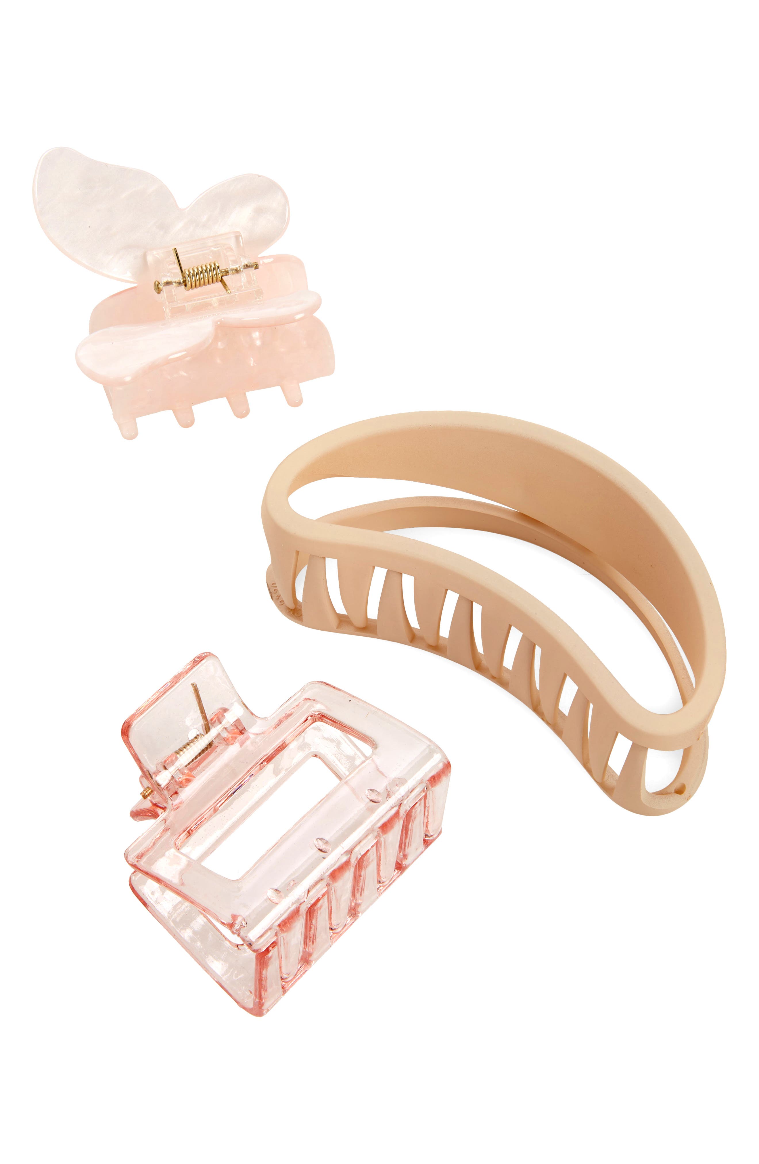 BP. 3-Pack Assorted Claw Clips | Nordstromrack