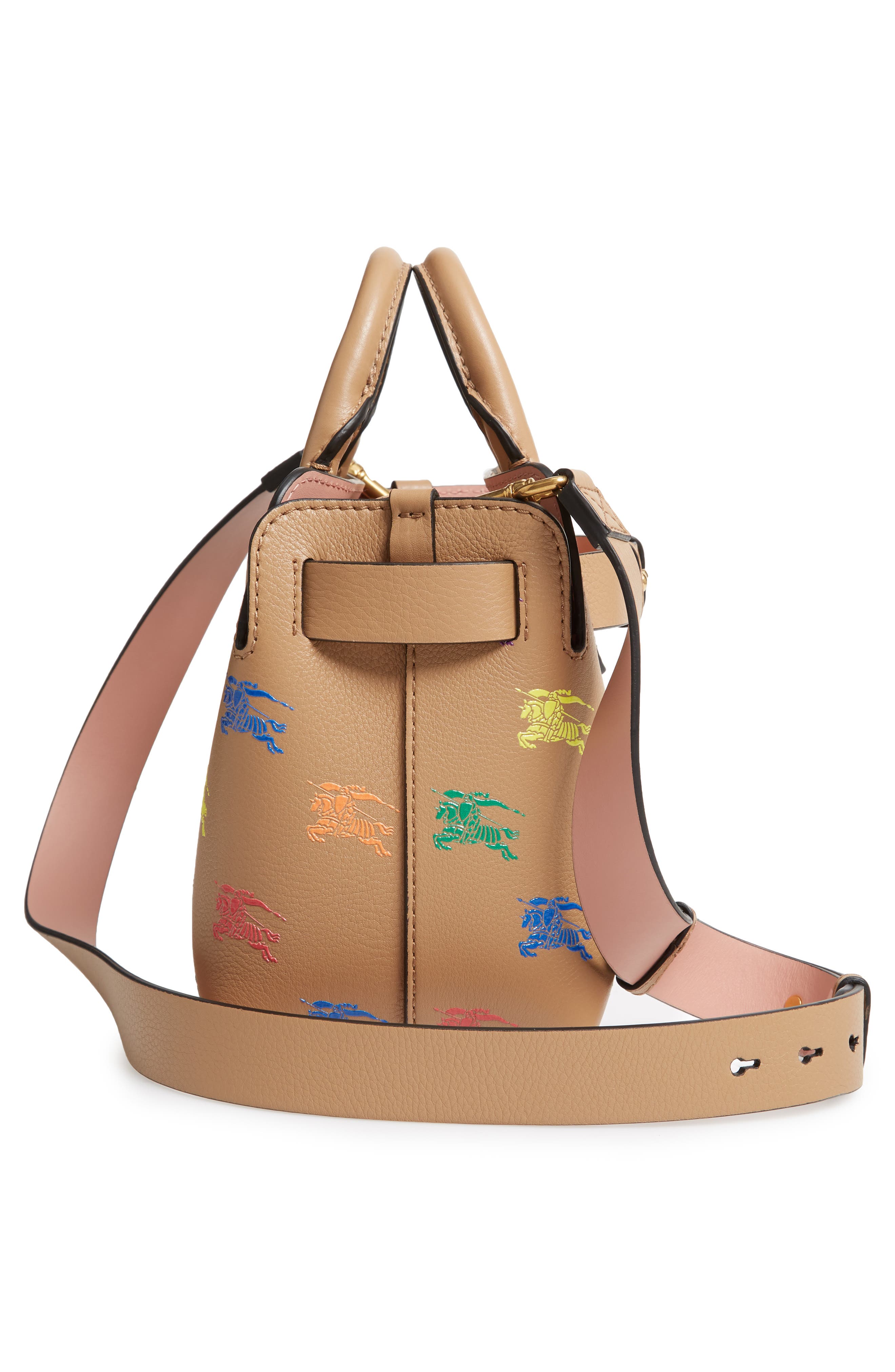 Burberry Baby Belt Bag Rainbow Logo Leather Tote | Nordstrom
