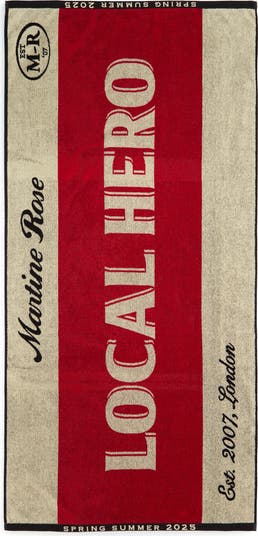 Martine Rose Local Hero Beach Towel | Nordstrom