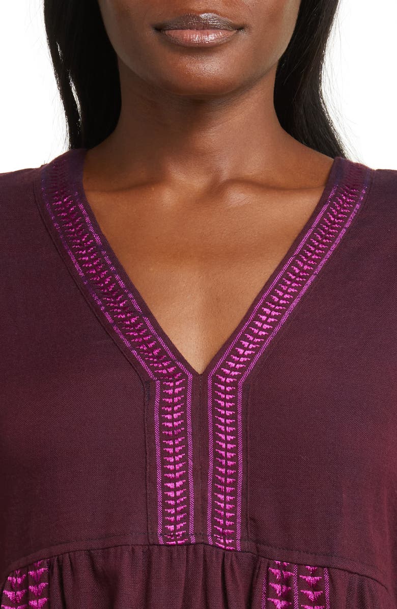 lemlem Hanna Cotton Blend Cover-Up Dress | Nordstromrack
