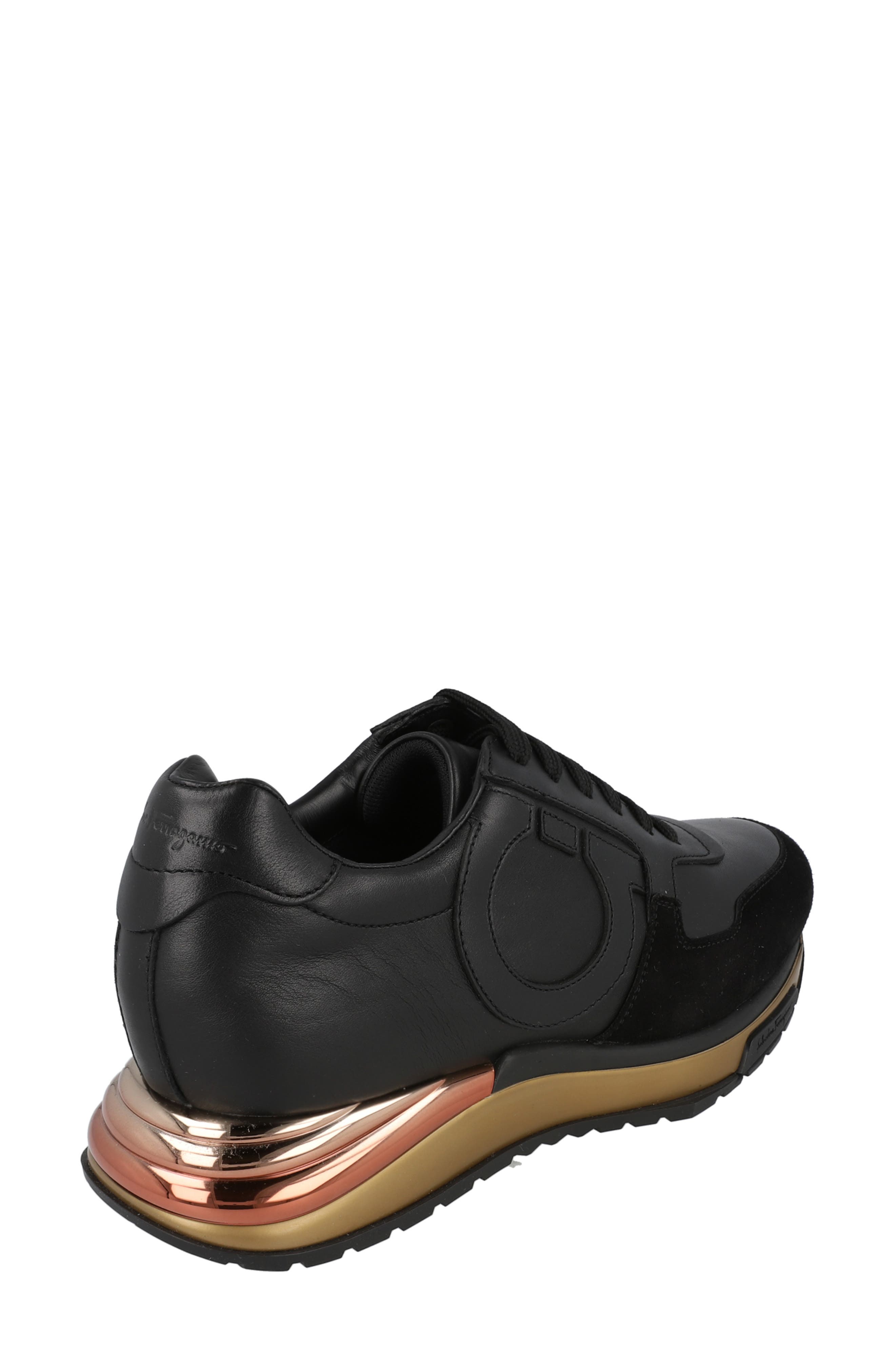 FERRAGAMO Leather Lace Up Sneaker (Women) | Nordstromrack