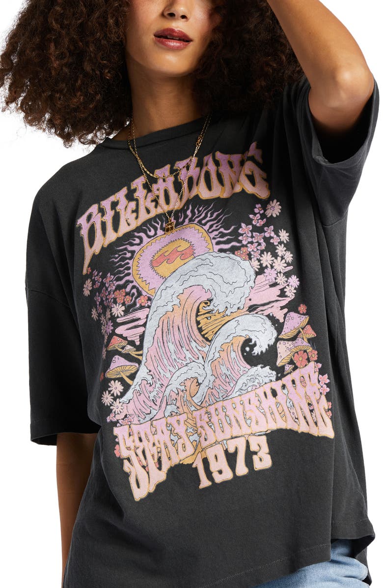 Billabong Stay Sunshine Oversize Cotton Graphic T-Shirt | Nordstromrack