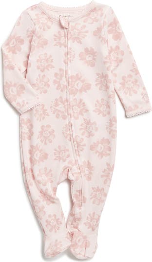 Calvin Klein Floral Print Footie | Nordstromrack