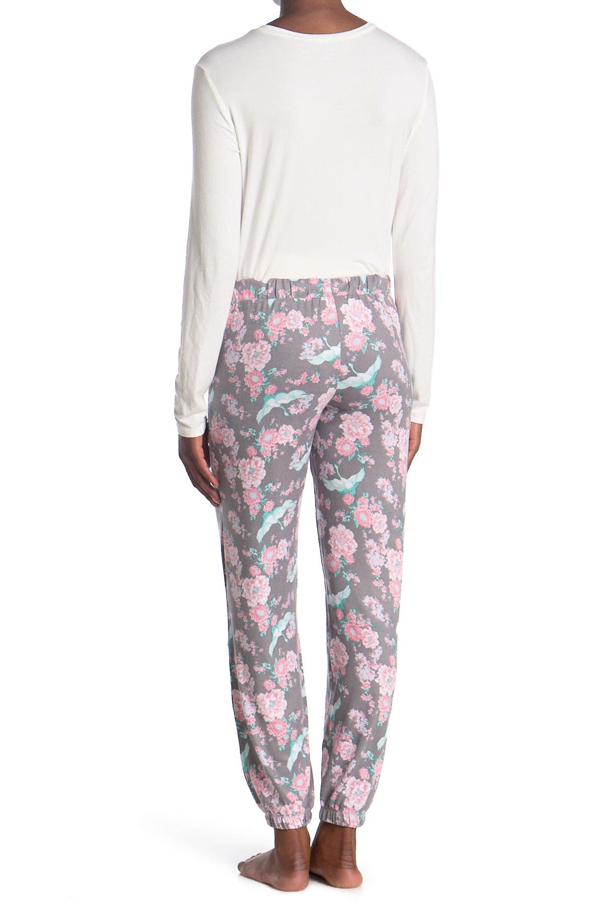 Jessica Simpson Floral Hacci Knit Pajama Joggers | Nordstromrack