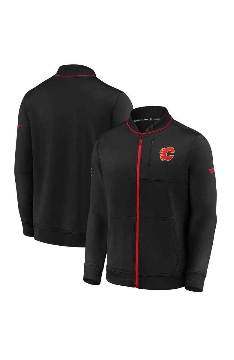 FANATICS Men's Fanatics Branded Black Calgary Flames Authentic Pro ...