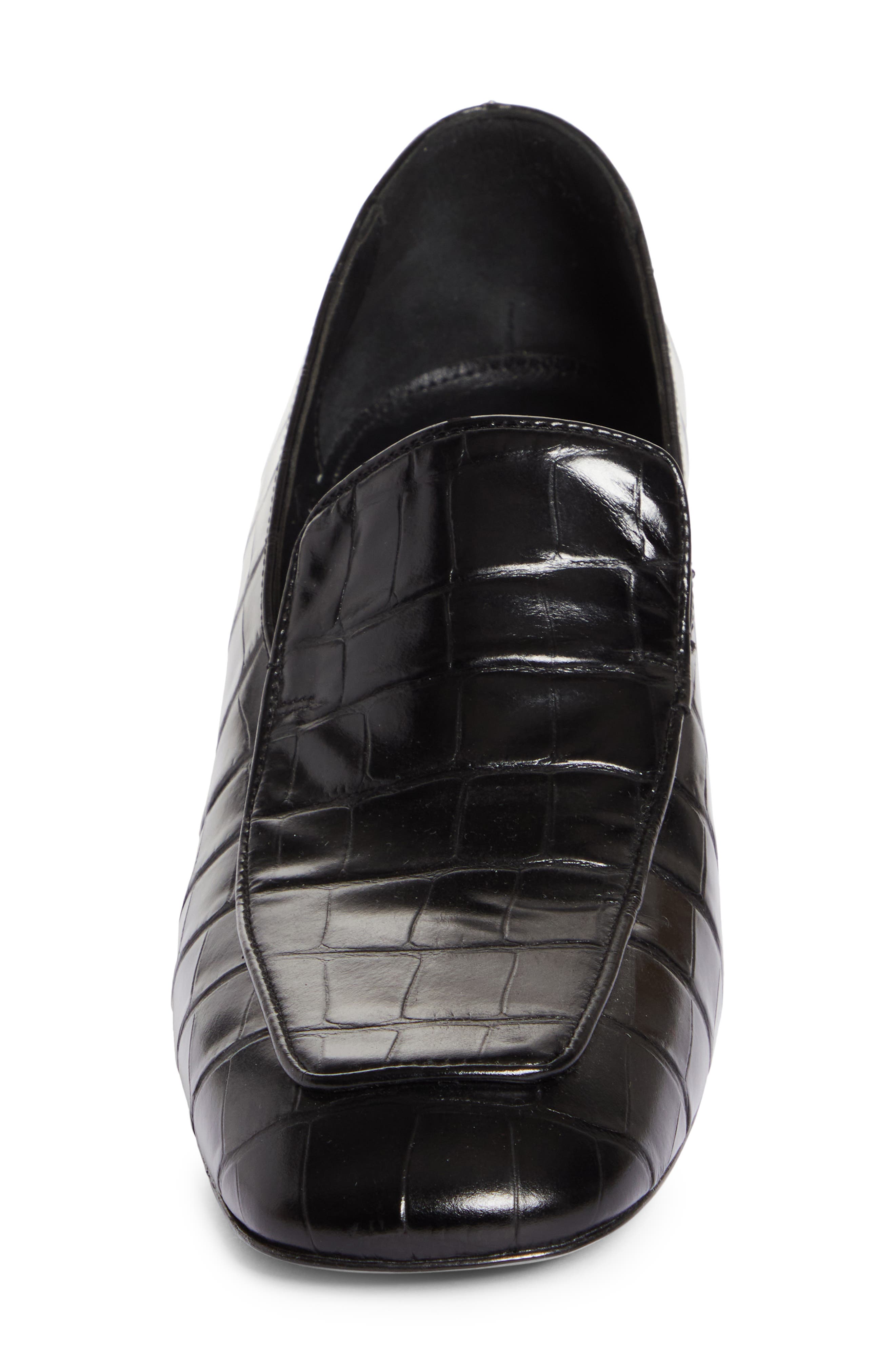 TOTEME The Block Heel Croc Embossed Loafer (Women) | Nordstromrack