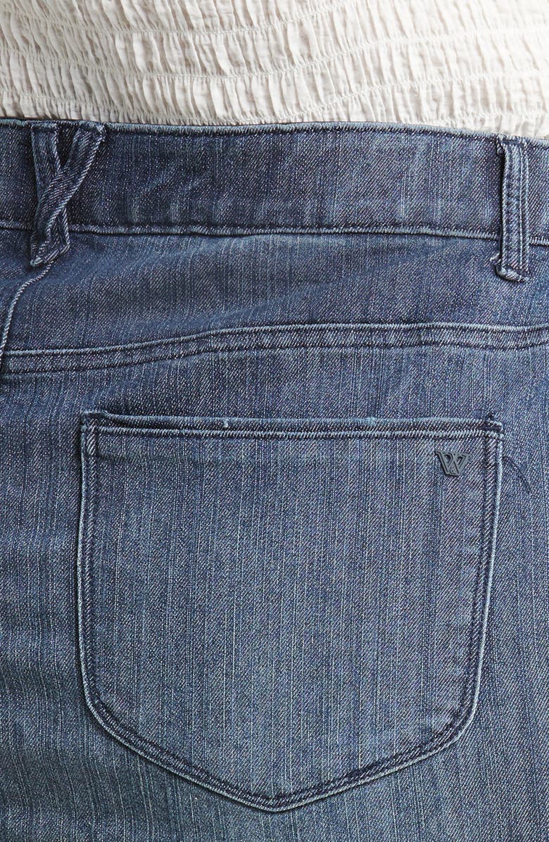 Wit & Wisdom 'Ab'Solution Fray Hem Denim Skirt | Nordstromrack