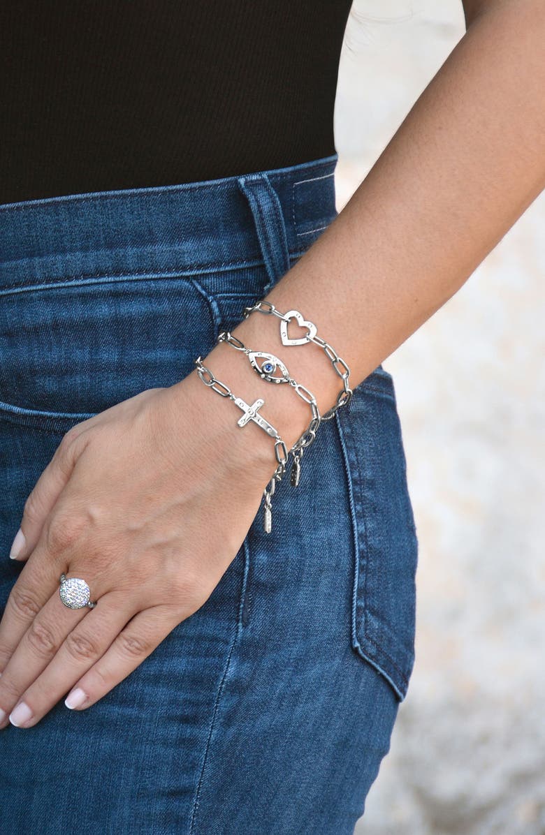 Liza Schwartz Amour Evil Eye Chain Link Bracelet | Nordstromrack