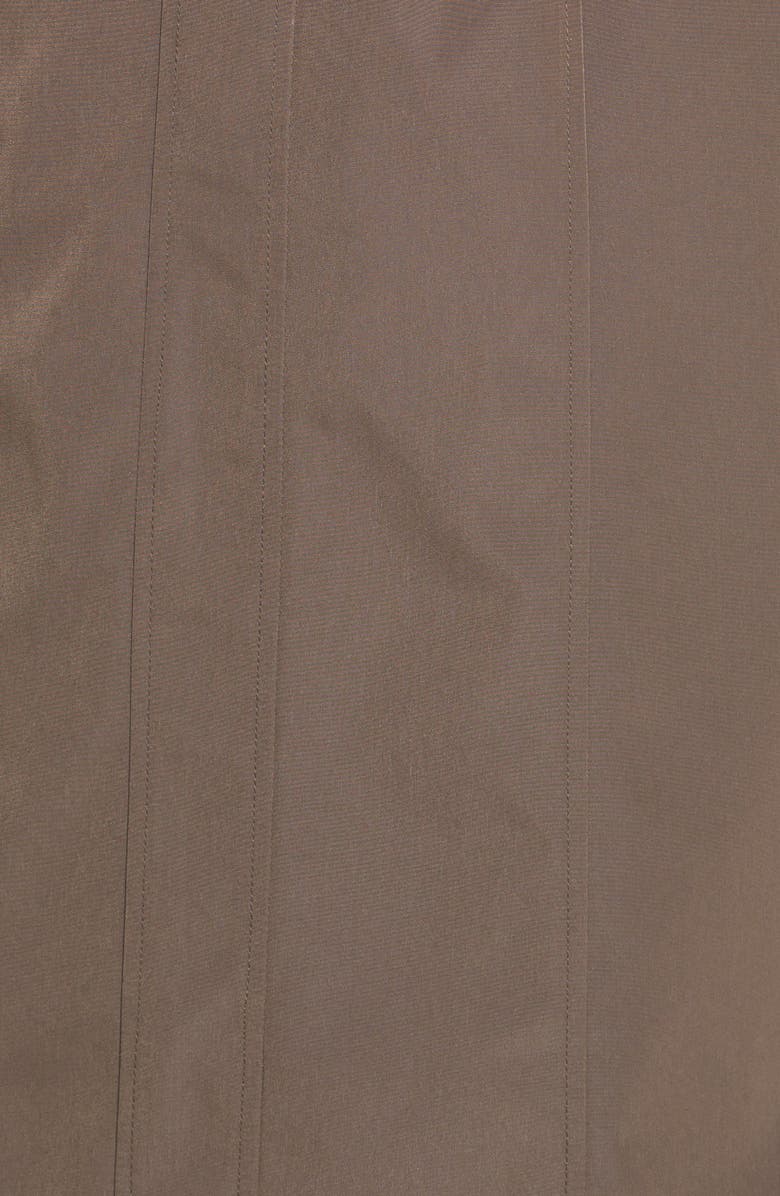 London Fog Long Single Breasted Trench Coat with Inset Bib | Nordstrom