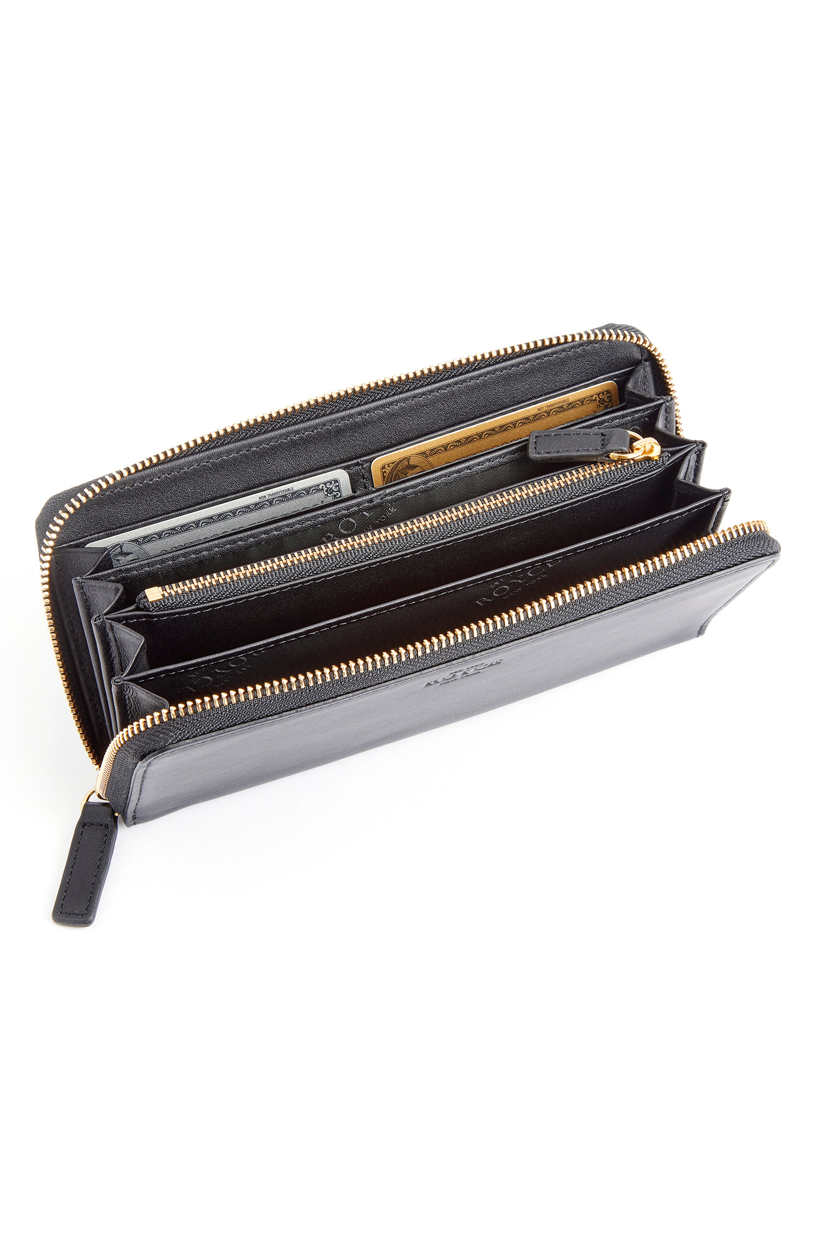 ROYCE New York Continental RFID Leather Zip Wallet | Nordstrom