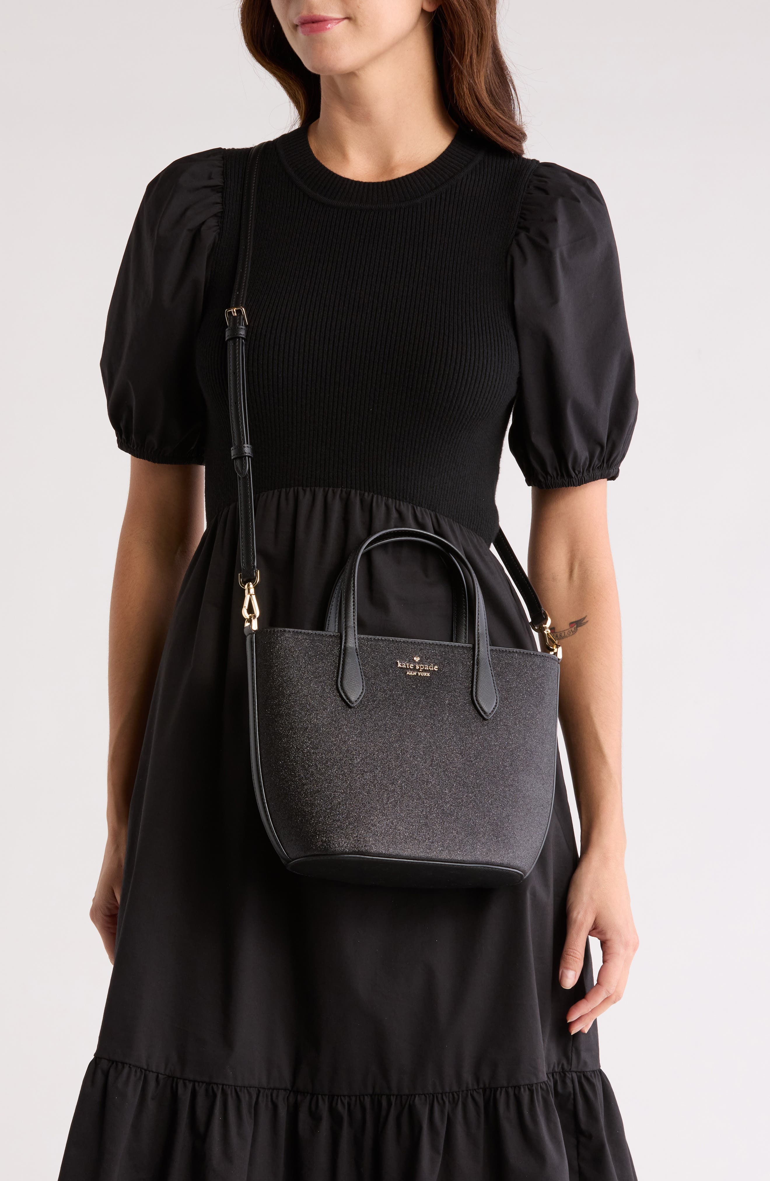 Kate Spade New York glimmer leather satchel | Nordstromrack