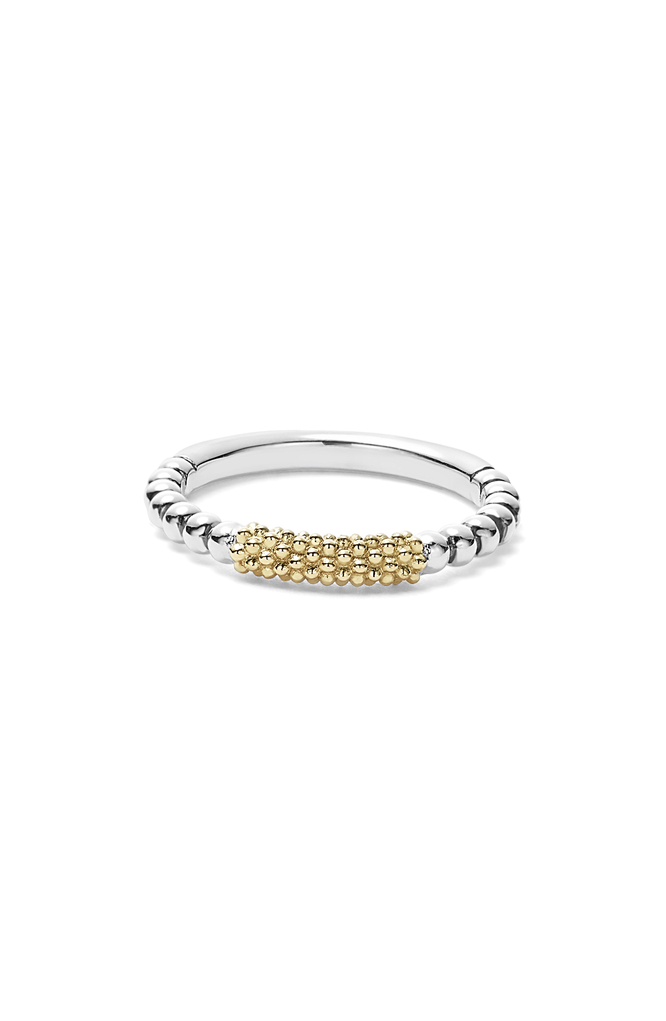 LAGOS 'Caviar Icon' Stacking Ring | Nordstrom