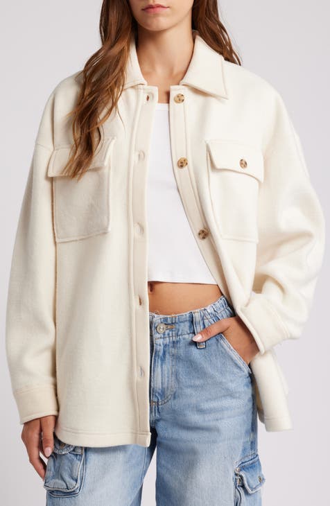 Women's Fleece Button Up Tops | Nordstrom