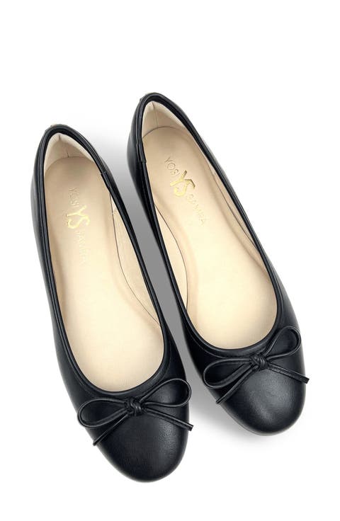 Leather (Genuine) Ballet Flats for Women | Nordstrom