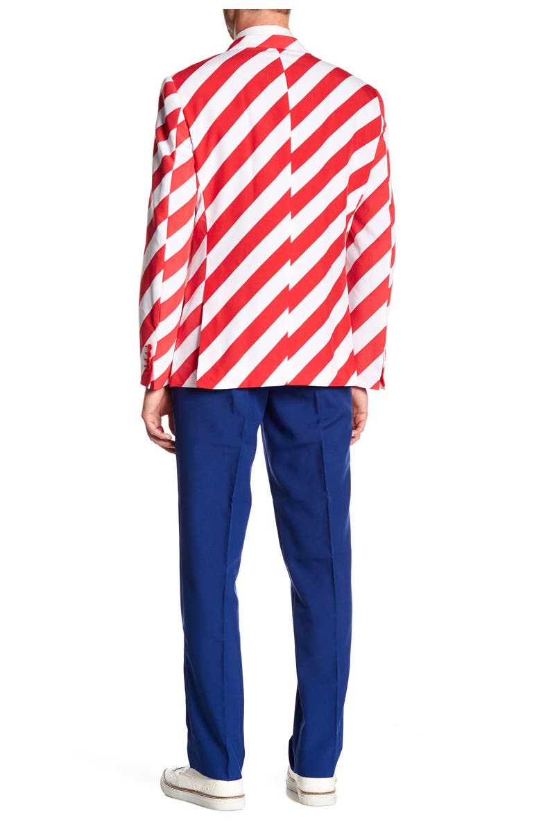OppoSuits 'United Stripes' Trim Fit Suit with Tie | Nordstromrack
