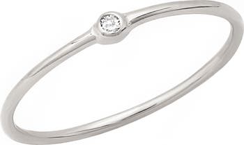 BYCHARI Lili Diamond Bezel Ring | Nordstrom