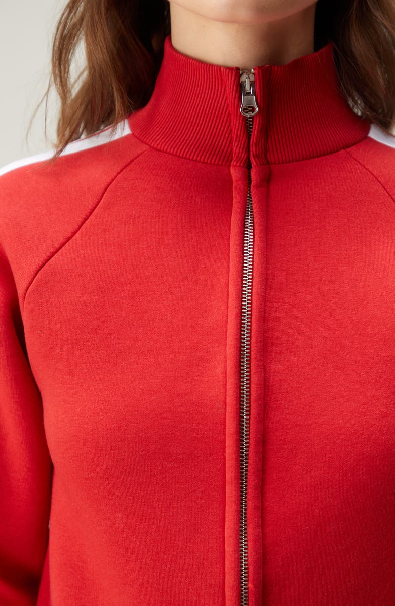 NASTY GAL Stripe Sleeve Track Jacket | Nordstromrack