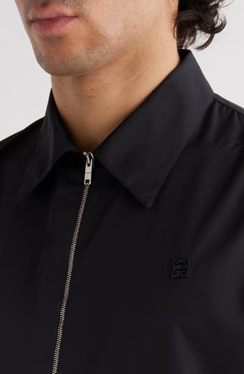Givenchy Short Sleeve Zip-Up Shirt | Nordstrom Givenchy Short Sleeve Zip-Up Shirt | Nordstrom