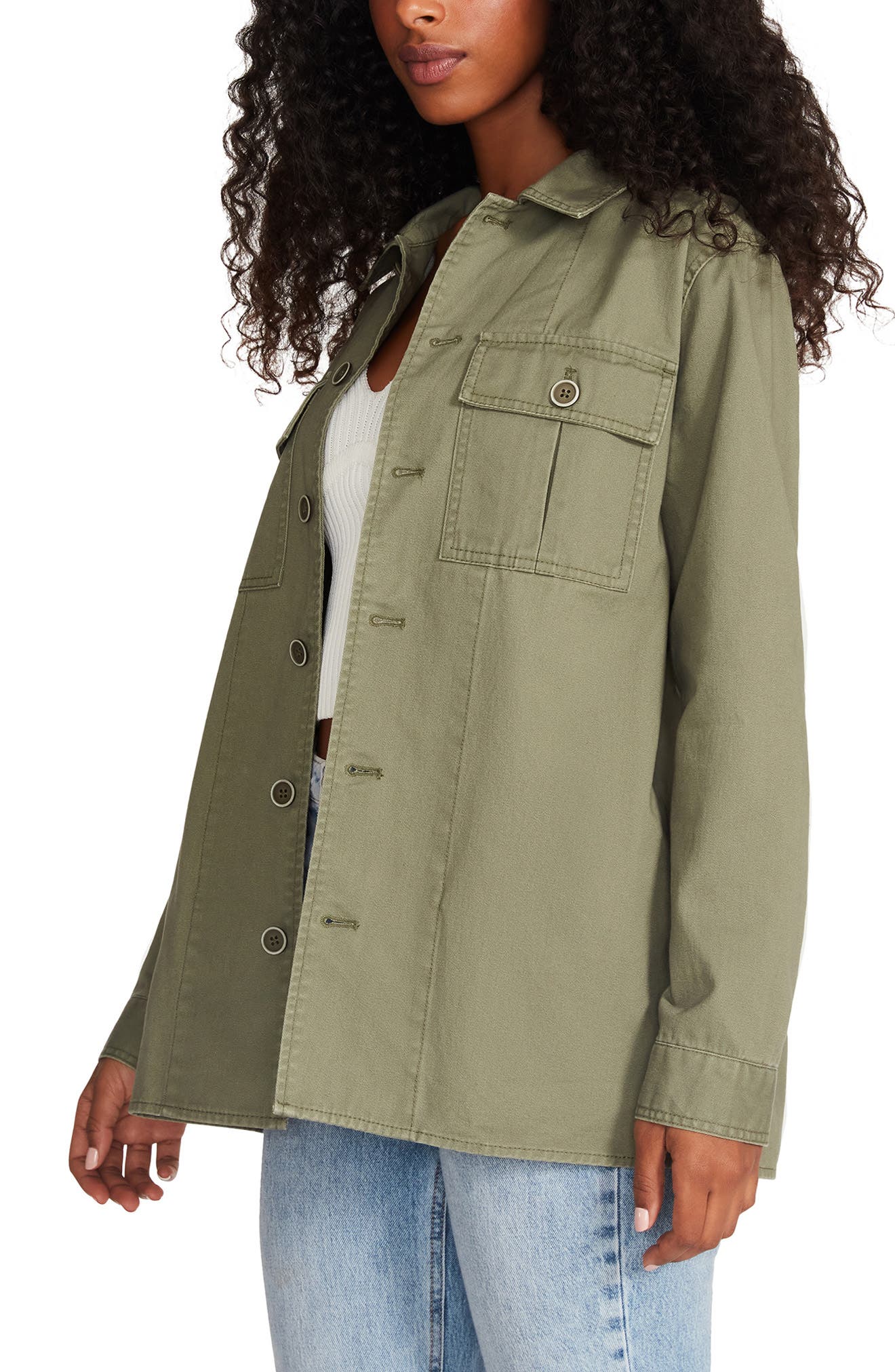 Steve Madden Military Shirt Jacket | Nordstromrack