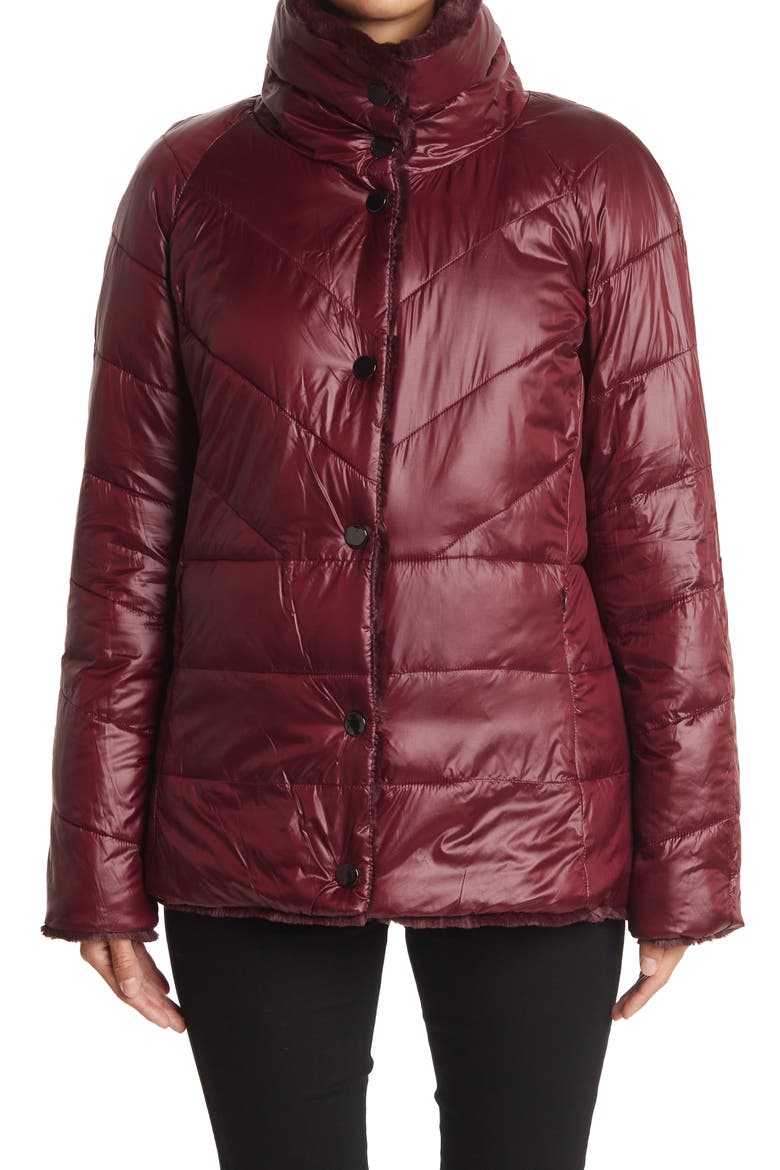 Faux Fur Reversible Quilted Jacket (Women) | Nordstromrack