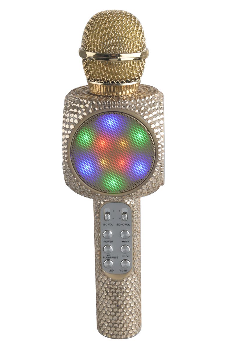 TREND TECH Sing-Along Bling Karaoke Microphone & Bluetooth Speaker ...