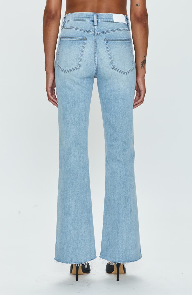 Pistola Haven High Waist Raw Hem Flare Jeans | Nordstromrack