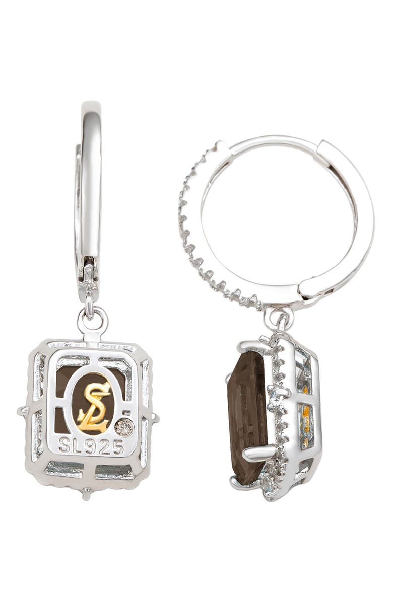 SUZY LEVIAN Gemstone & White Topaz Drop Earrings | Nordstromrack