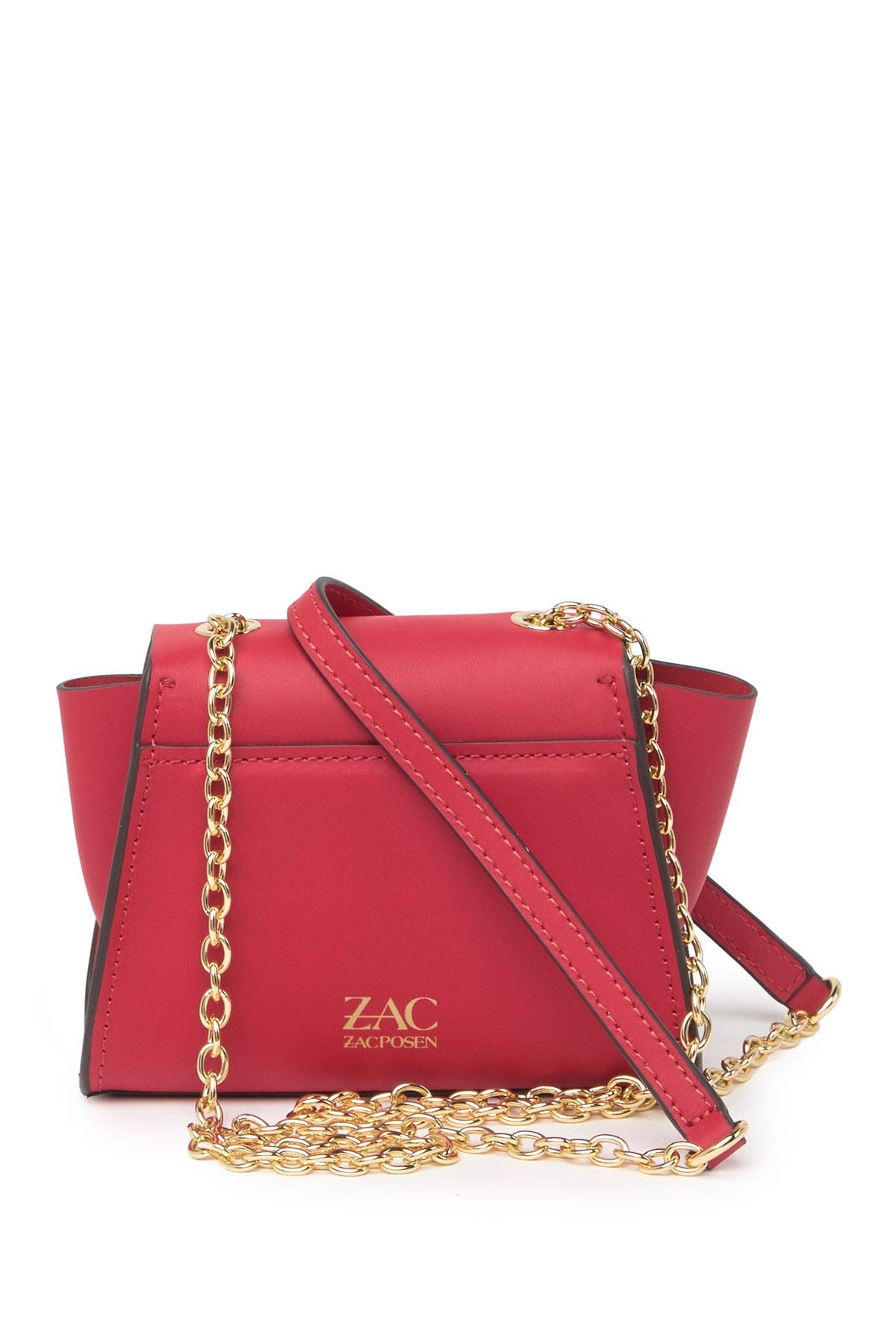 ZAC Zac Posen Eartha Mini Chain Leather Crossbody Bag | Nordstromrack