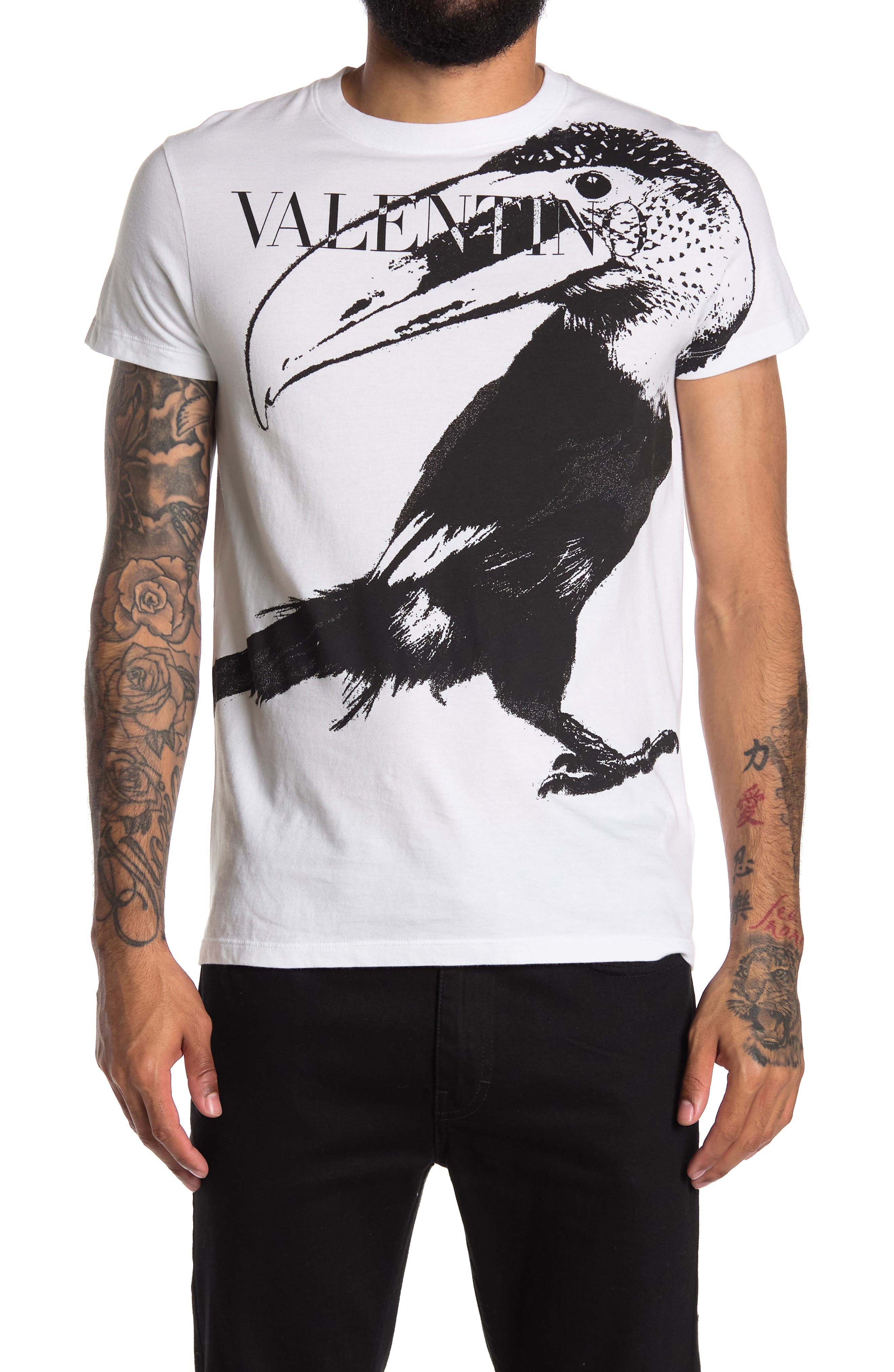Valentino Bird Logo Graphic Print T-Shirt | Nordstromrack