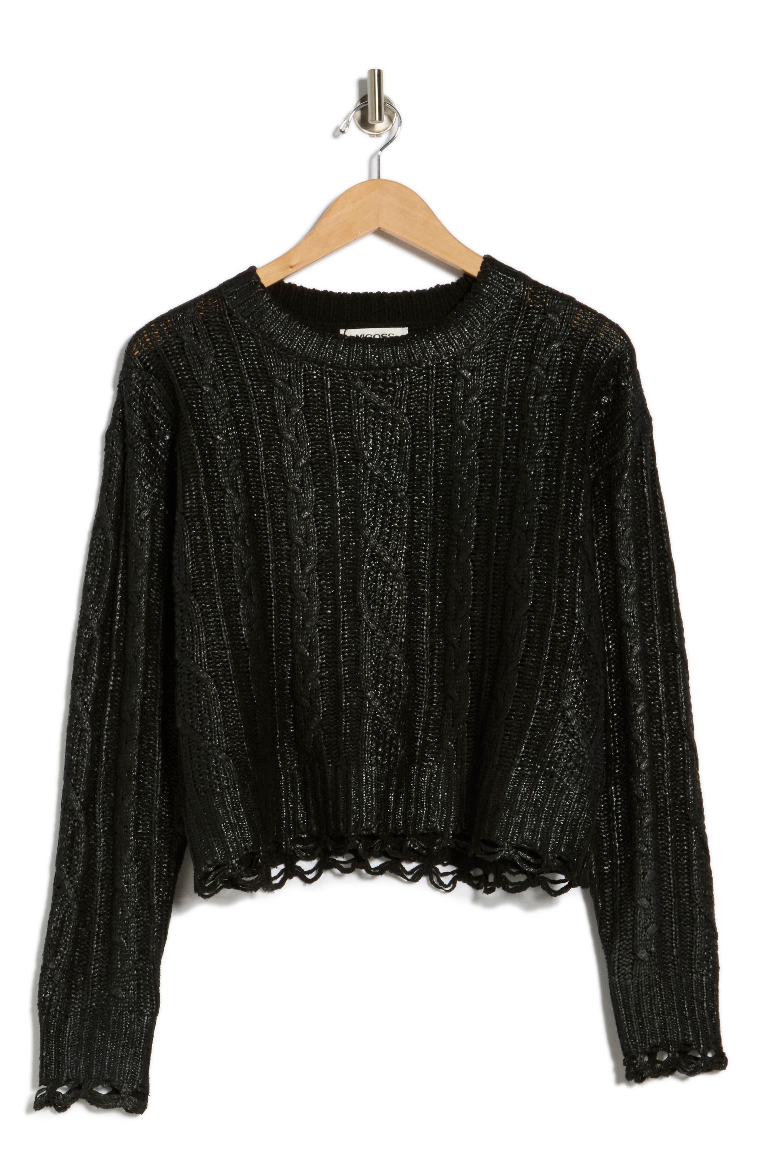 Vigoss Metallic Cable Stitch Sweater | Nordstromrack