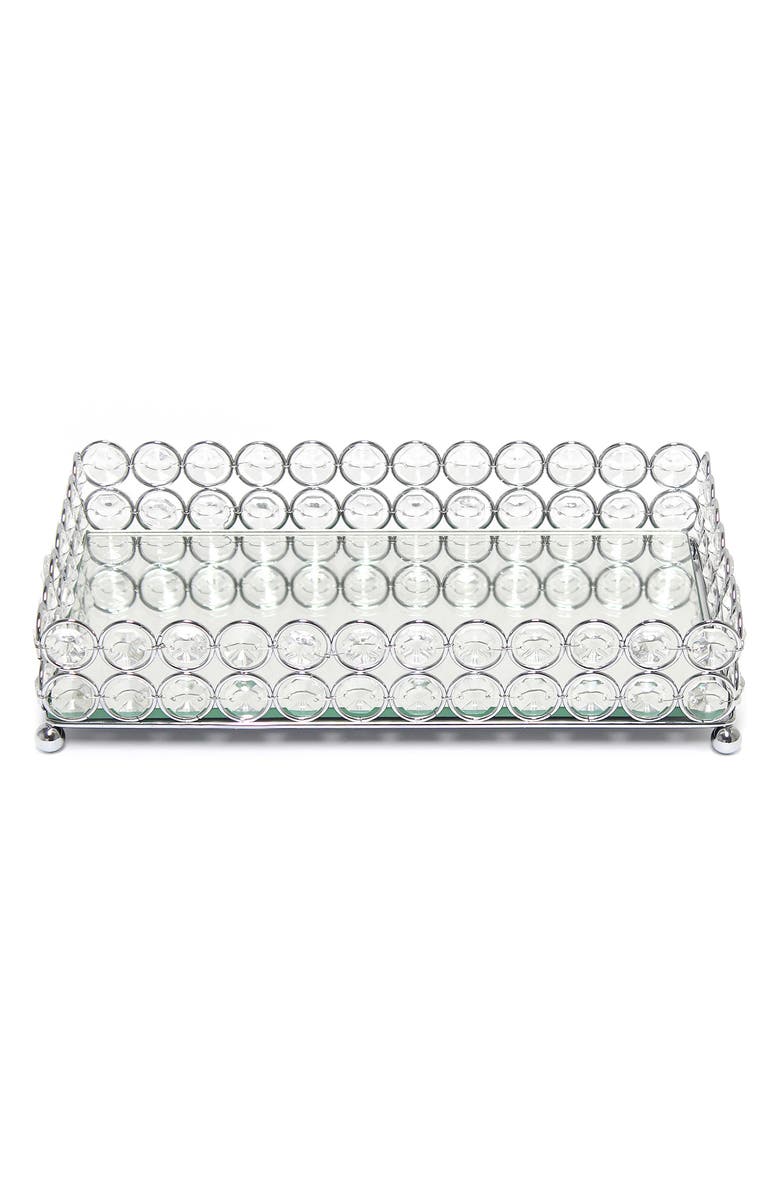 LALIA HOME Elipse Crystal Mirrored Vanity Tray | Nordstromrack