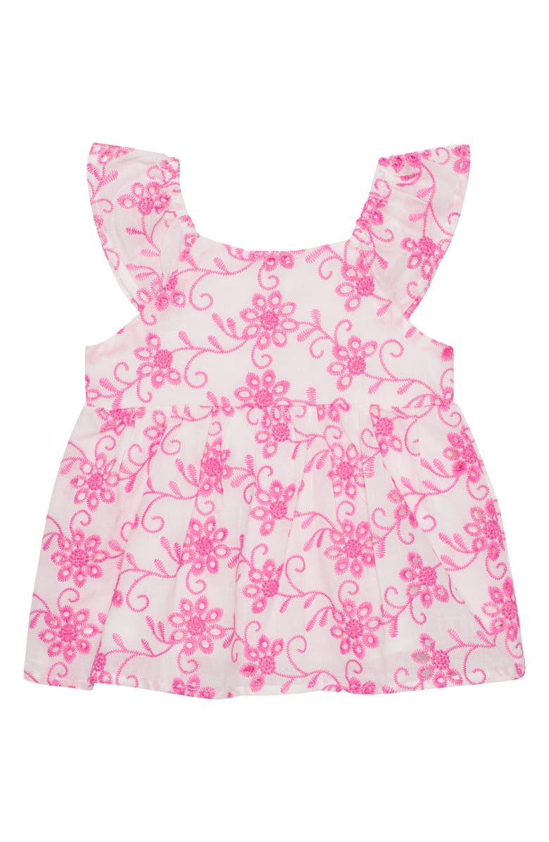 PL Baby by Petit Lem Eyelet Tunic, Solid Bloomers & Headband Set ...