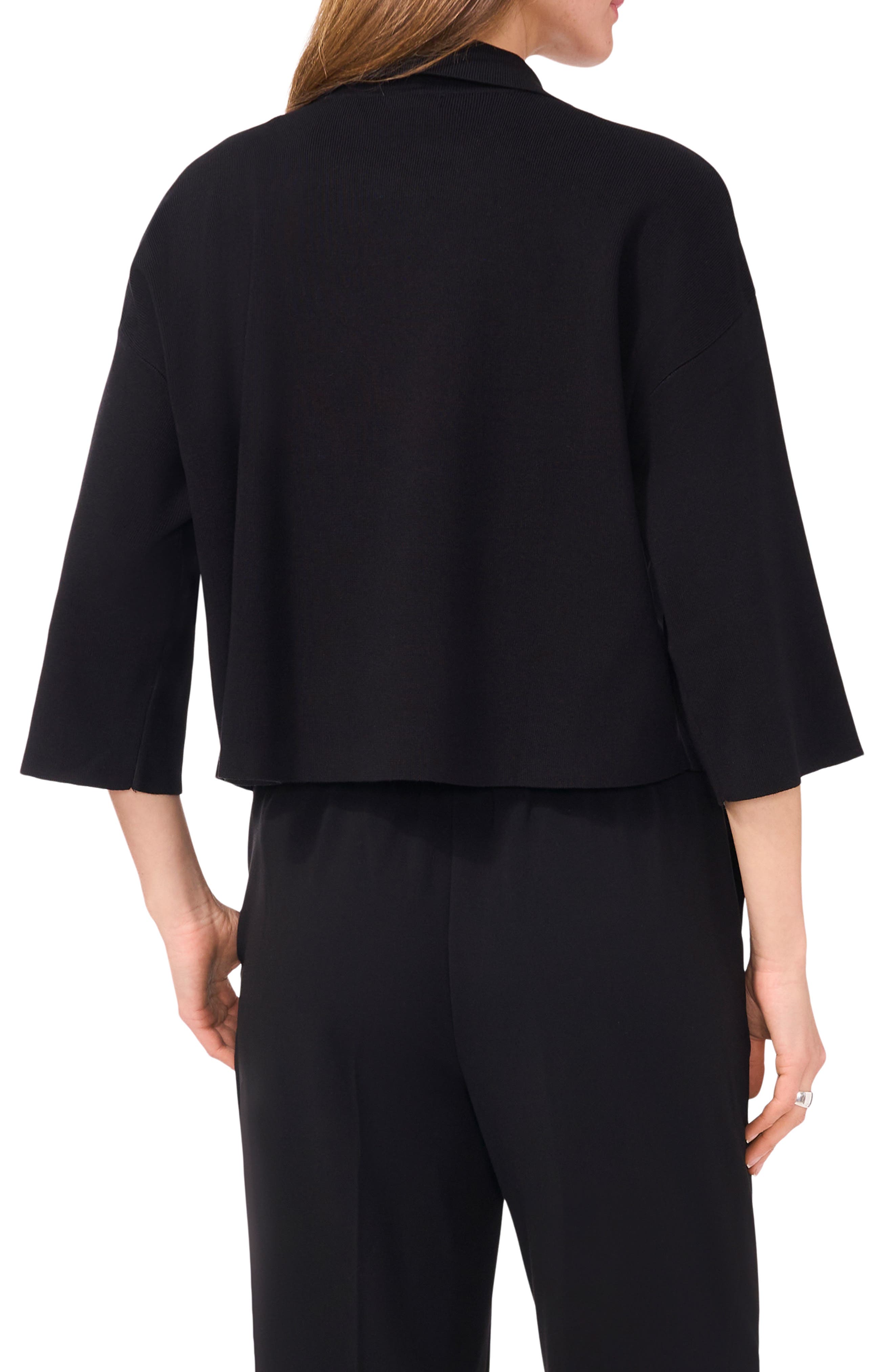 Halogen® Collared Crop Cardigan | Nordstromrack