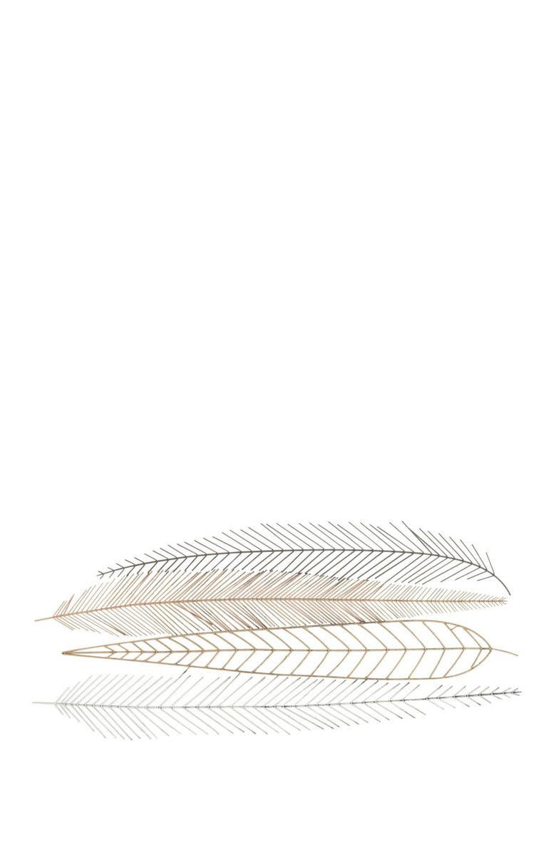 COSMO BY COSMOPOLITAN Multi Natural Feather & Leaf Wall Decor ...