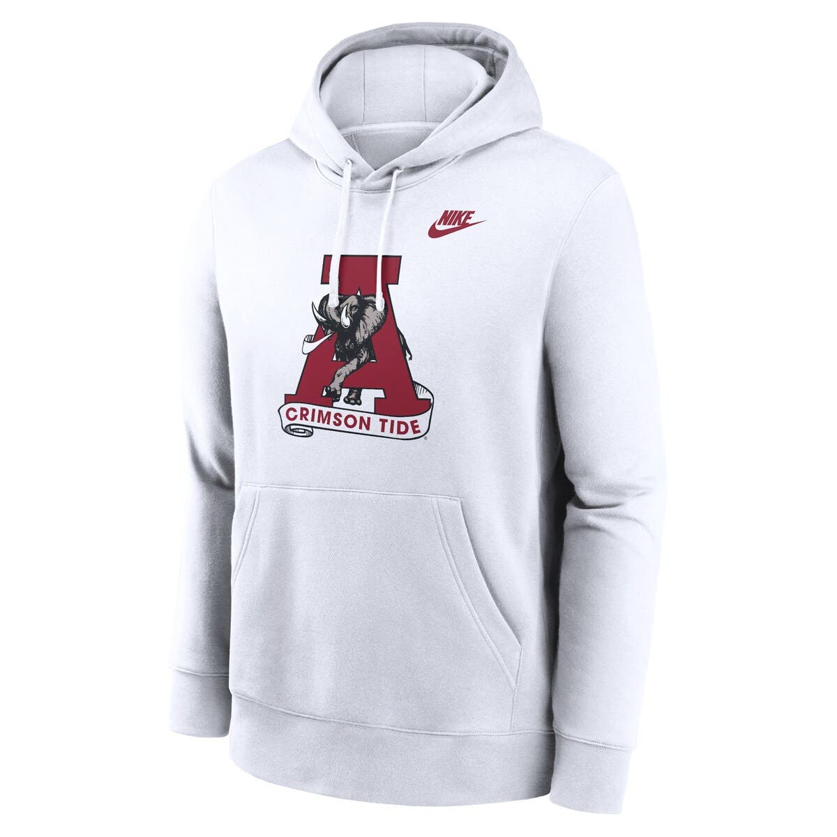 Nike Men's Nike White Alabama Crimson Tide Legacy Logo Club Fleece ...