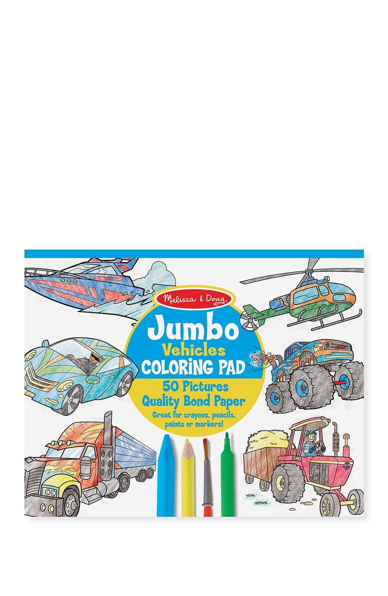 Melissa & Doug Vehicles and Animals Coloring Pad - Pack of 2 ...