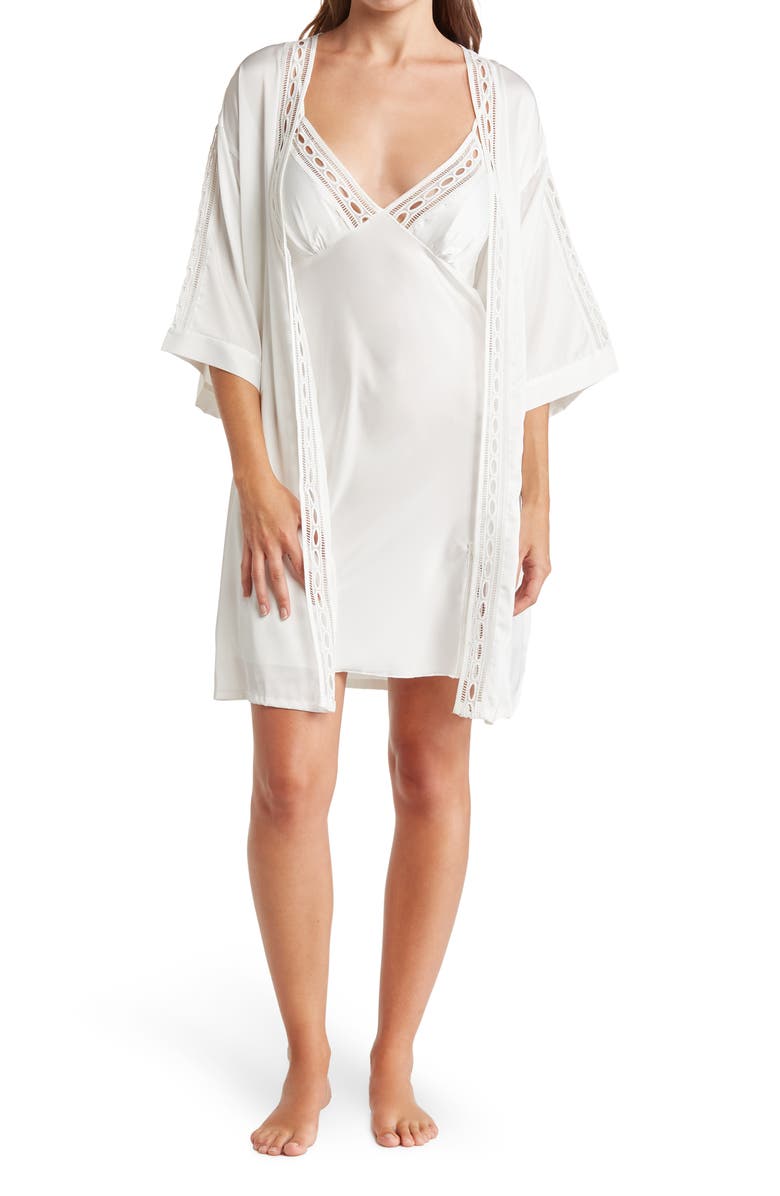 EAG Satin Slip & Robe Set | Nordstromrack