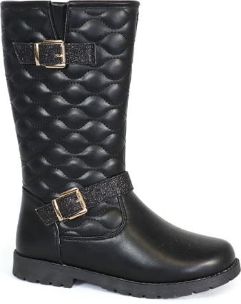 YOKI Kids' Loretta Diamond Quilt Boot | Nordstromrack