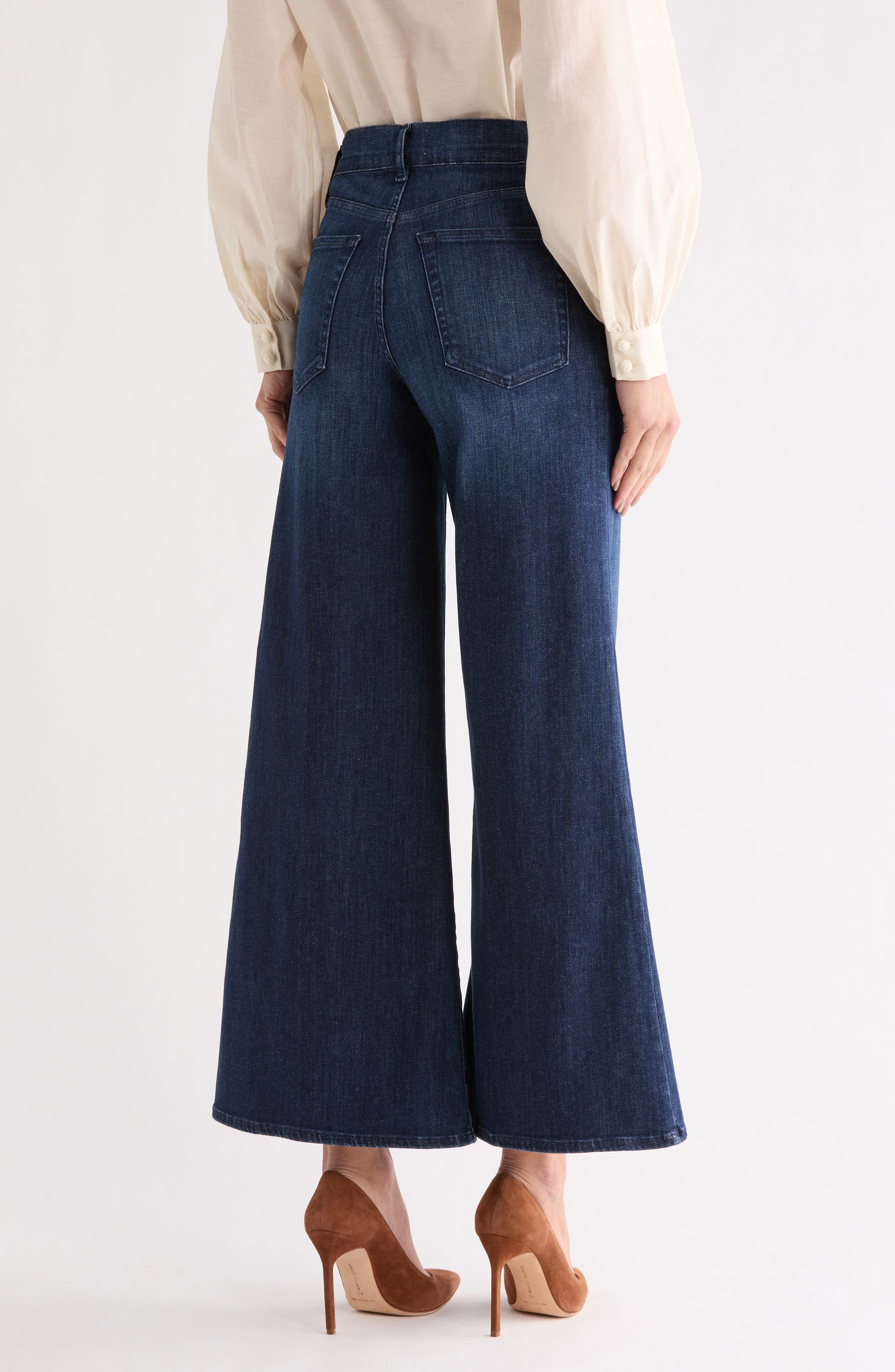FRAME Le Palazzo Crop Wide Leg Jeans | Nordstromrack