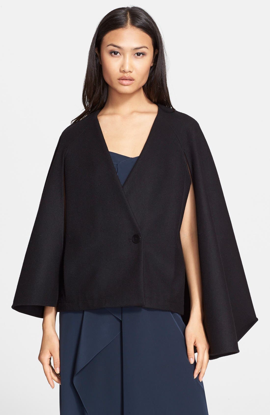 Tibi Asymmetric Cape Blazer | Nordstrom