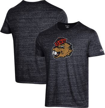 Champion Men's Champion Heathered Black Oregon State Beavers Vault Logo ...