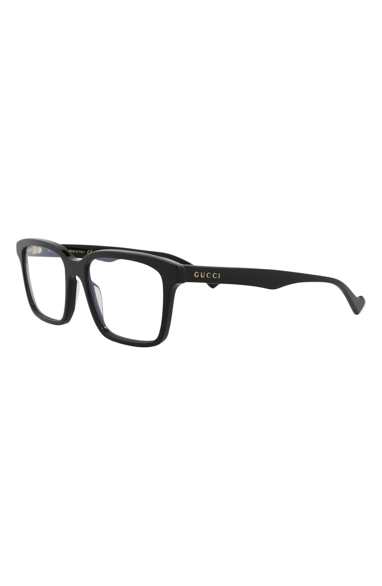 Gucci 55mm Rectangular Optical Glasses | Nordstromrack