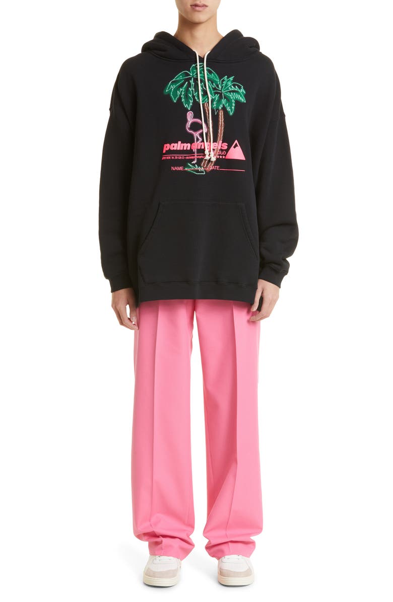 Palm Angels Men's Ski Club Oversize Hoodie | Nordstrom