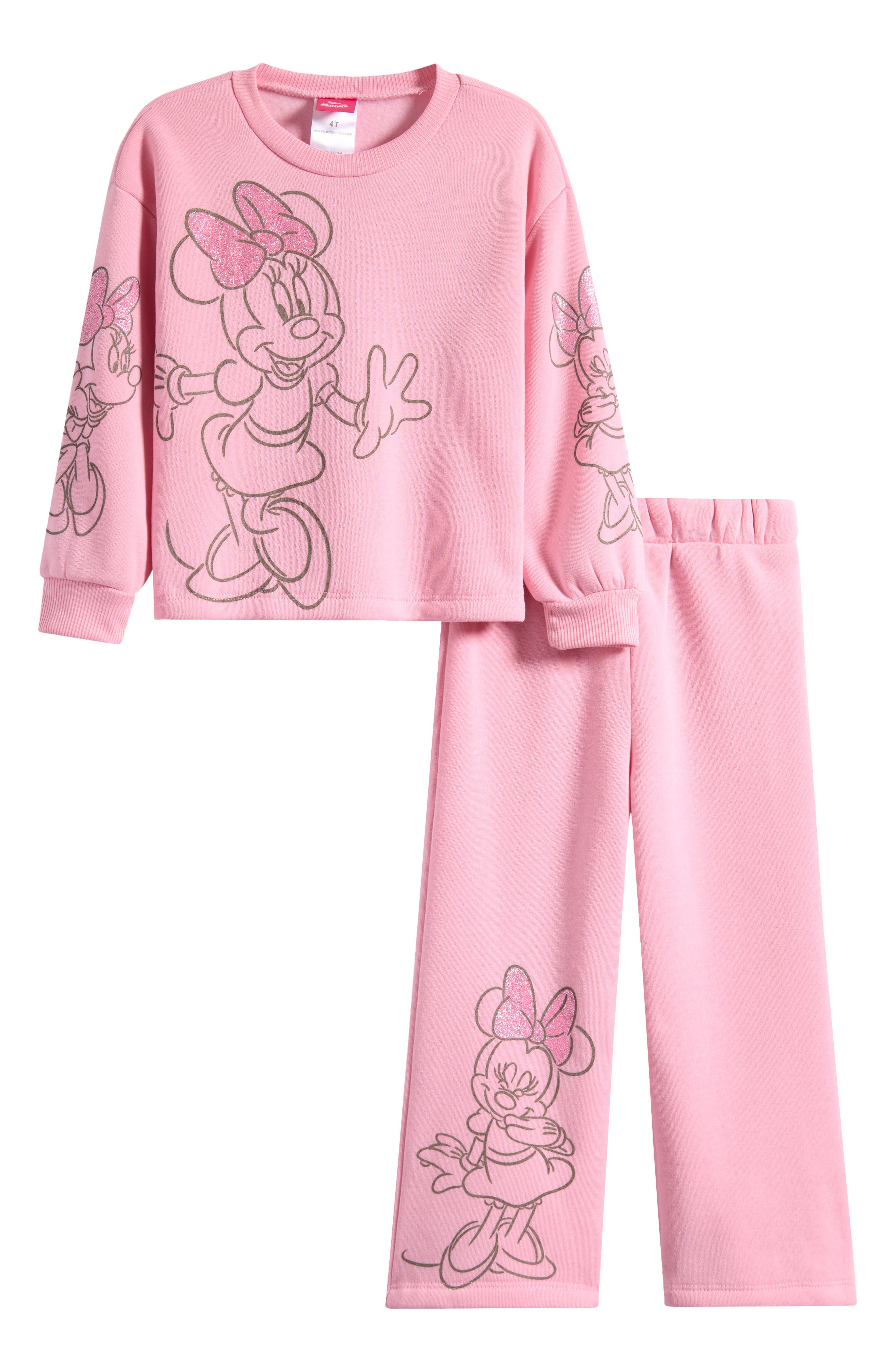ASSORTED Kids' Minnie Mouse Sweatshirt & Sweatpants Set | Nordstromrack