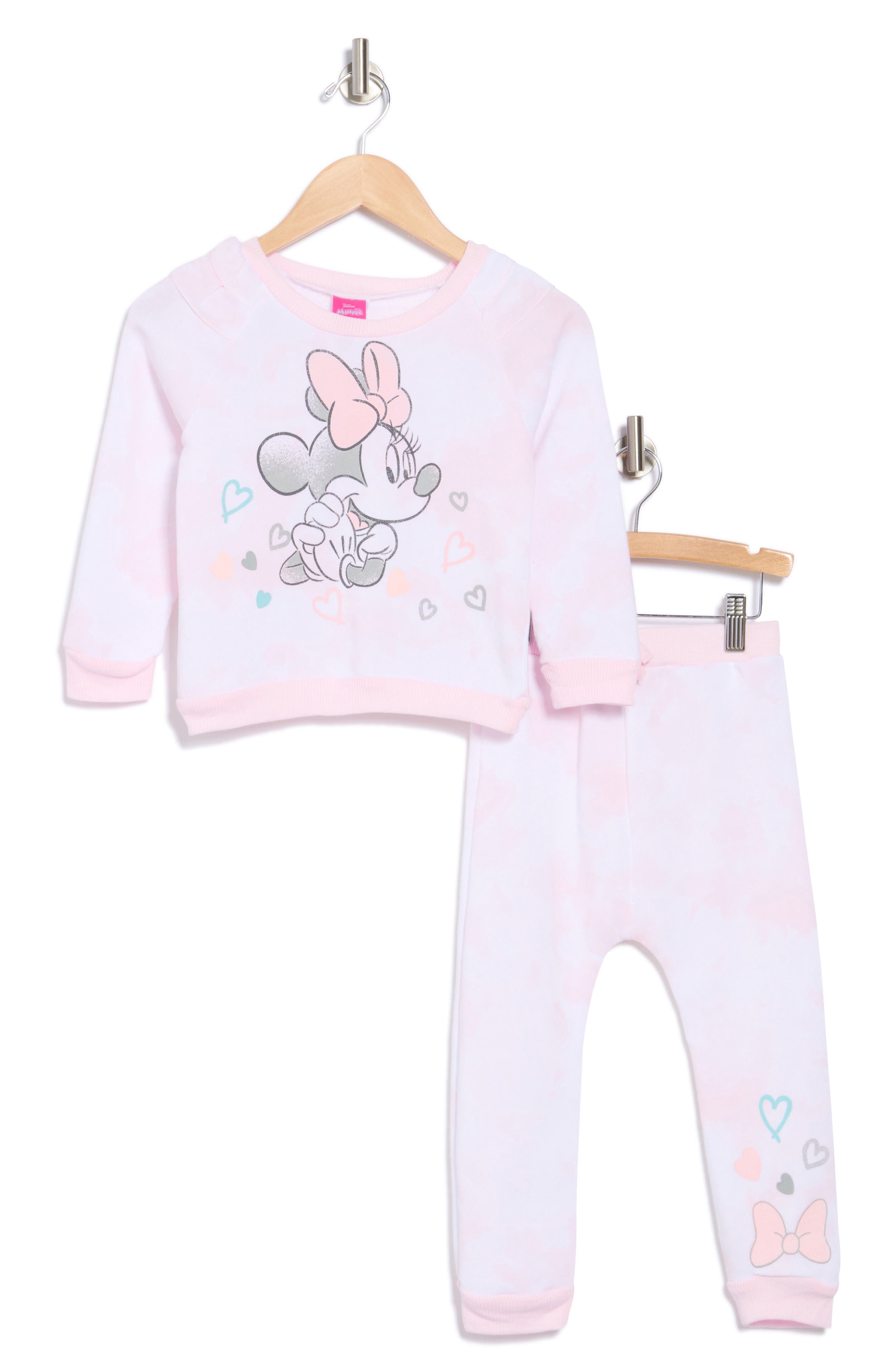 Children's Apparel Network Kids' Minnie Mouse Sweatshirt & Joggers Set ...