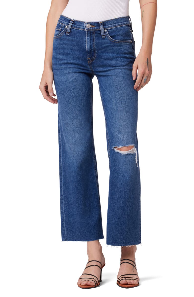 Hudson Jeans Rosie Distressed Wide Leg Ankle Jeans | Nordstromrack