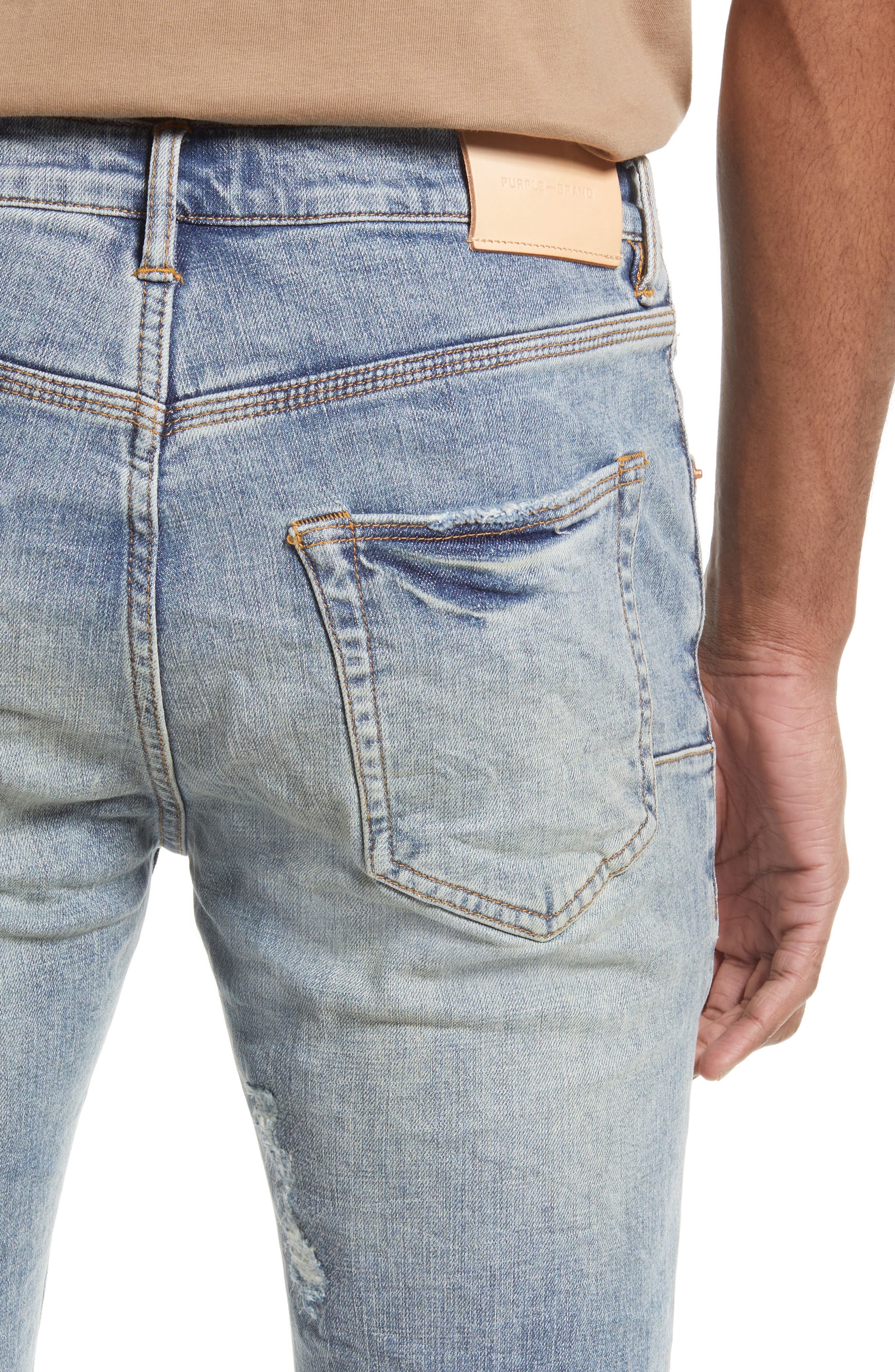 PURPLE BRAND Ripped Skinny Jeans | Nordstromrack